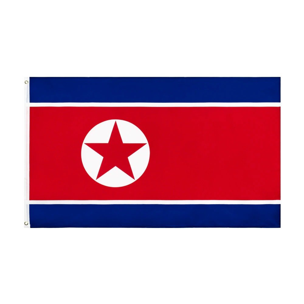 TORAKIPA - Bandeira da Coréia do Norte 90 cm x 150 cm C/ Anilhas Para ... TORAKIPA - Bandeira da Coréia do Norte 90 cm x 150 cm C/ Anilhas Para ...
